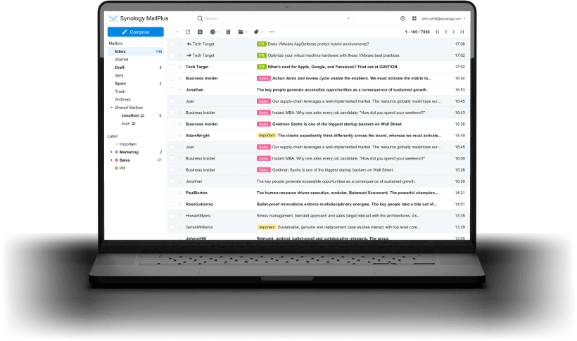 Synology Mailplus | 群晖科技 Synology Inc.